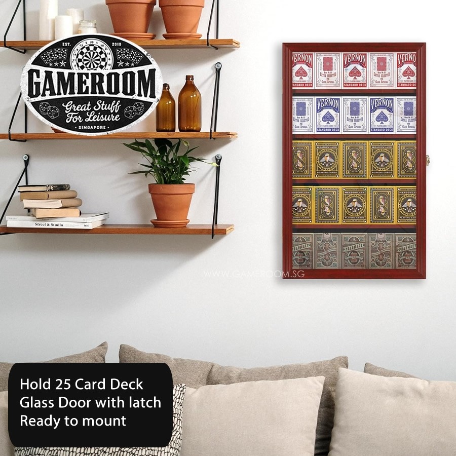 Poker Card / Trading Card Deck Wall Display Cabinet - Poker - Our ...
