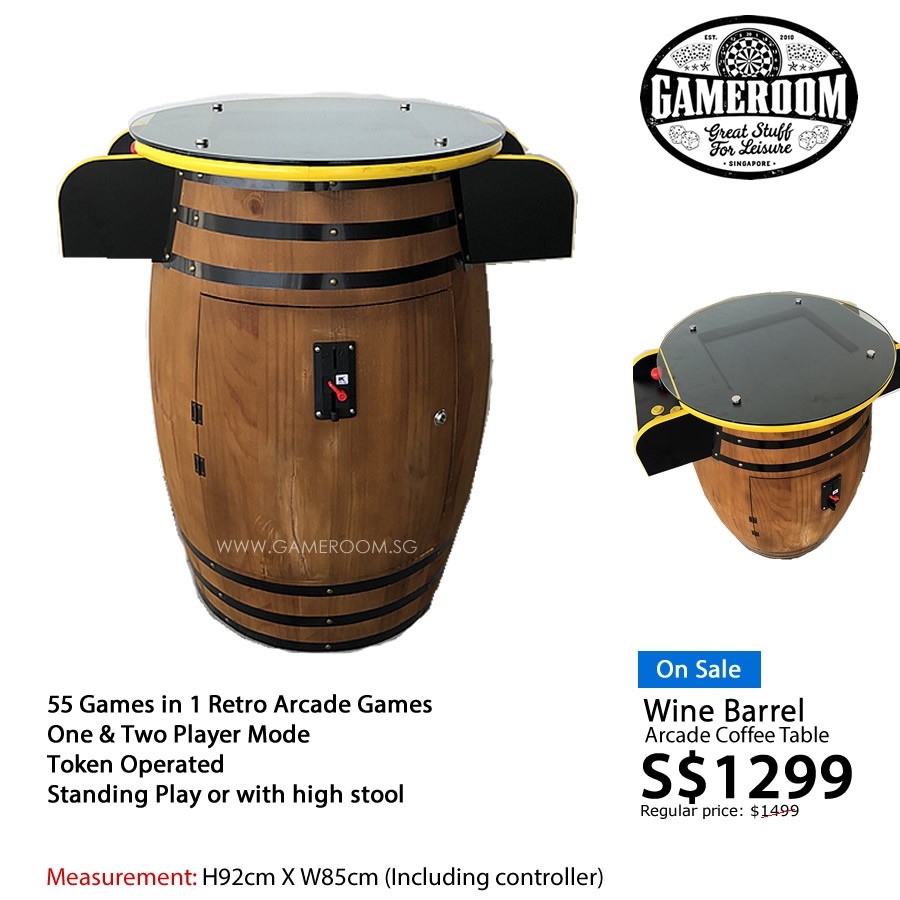 retro arcade machine | GameRoom Singapore – Gaming Equipment Provider